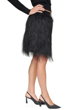 Dkny City Fringe Skirt