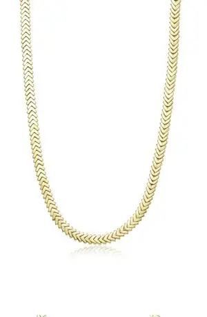 Lafonn Chevron Chain Necklace - Gold