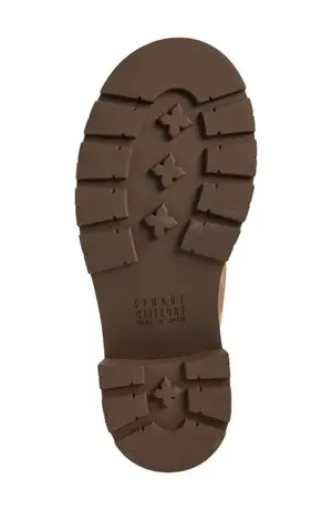 STUART WEITZMAN Ren Genuine Shearling Lace-up Boot - Cigarnatural