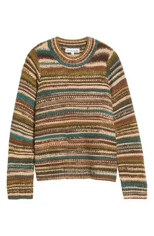 CITY BLUES Striped Crewneck Sweater