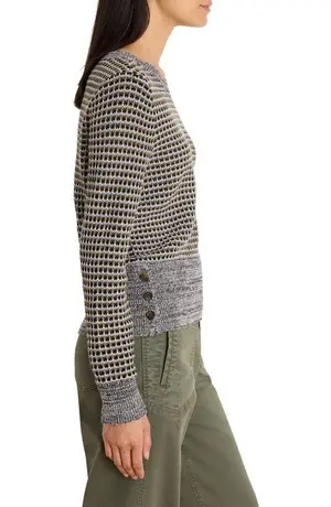 NIC+ZOE Marled Crewneck Sweater