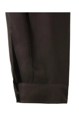 Mango Pleated Baggy Cupro Blend Pants