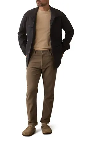 THE NORMAL BRAND Comfort Terry Straight Leg 5-pocket Pants