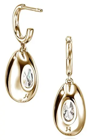 John Hardy Lovestruck Earrings - Gold