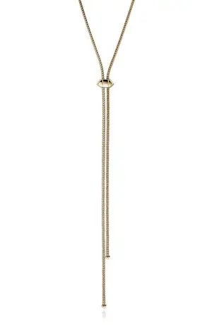 John Hardy Icon Stud Bolo Necklace, 14k Diamonds