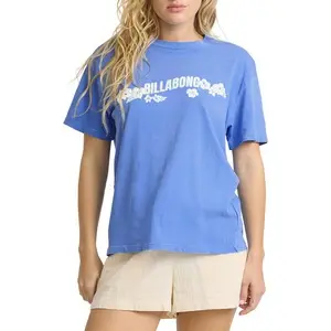 BILLABONG My Place Is Here Cotton Graphic T-shirt - Azure