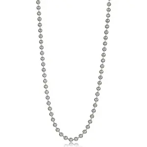Lafonn Small Mila Bead Chain Necklace - Silver