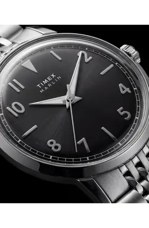 Timex® Marlin Stainless Steel Bracelet Watch