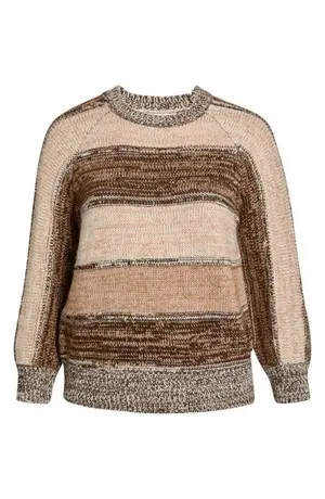 CITY BLUES Mixed Stripe Sweater