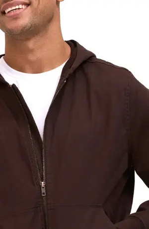 THREADS 4 THOUGHT Zip-up Hooded Organic Cotton Jacket