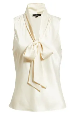 Rails Poppy Tie-neck Sleeveless Top