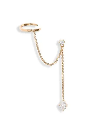 CHILD OF WILD Flare Cubic Zirconia Ear Cuff