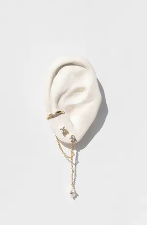 CHILD OF WILD Flare Cubic Zirconia Ear Cuff