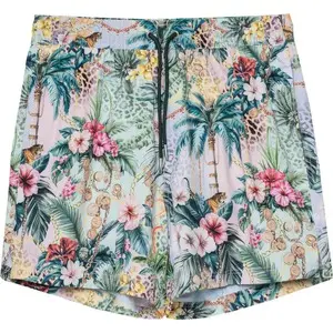 GOTTEX Jungle Treasure 5" Swim Trunks Swimsuit - Multi-jungle