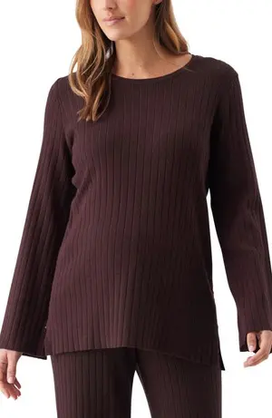 RIPE MATERNITY Dallas Rib Knit Nursing Top