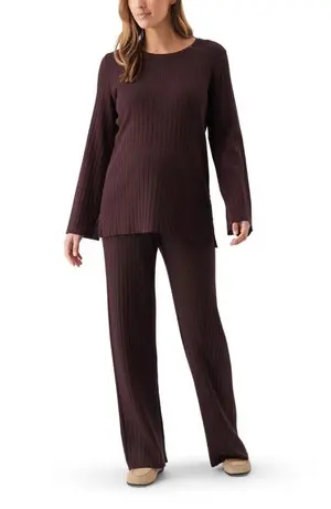 RIPE MATERNITY Dallas Rib Knit Nursing Top