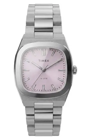 Timex® E Line Bracelet Watch Silver
