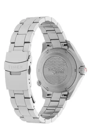Timex® Deepwater Meridian Automatic Bracelet Watch - Silver