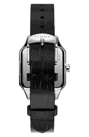 Timex® Addison Leather Strap Watch
