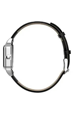 Timex® Addison Leather Strap Watch