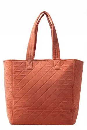ELIZABETH SCARLETT Sun Goddess Velvet Tote