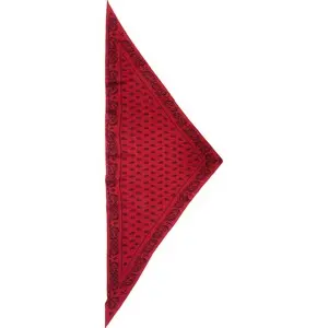 Guest In Residence The Wild Rag Cashmere Scarf - Carmine/black