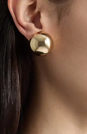 Carolina Herrera Ball Clip-on Earrings