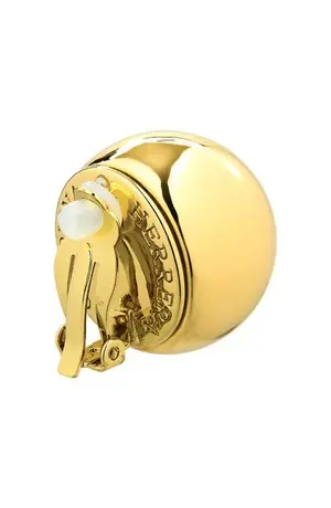 Carolina Herrera Ball Clip-on Earrings