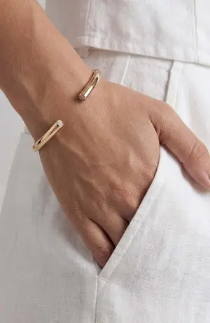 Ettika 18k Plated Open Cuff Bracelet