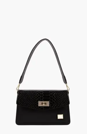 Cavalinho Convertible Patent Leather Handbag - Black