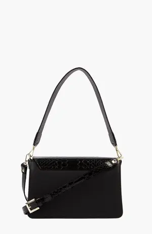 Cavalinho Convertible Patent Leather Handbag - Black
