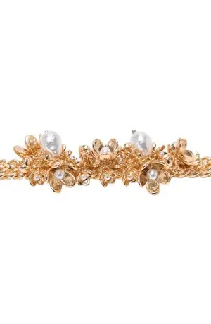 Maje Asymmetric Wide Chain Bracelet