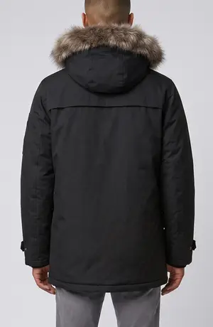 POINT ZERO Faux Fur Hooded Parka