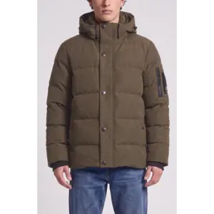 POINT ZERO Hooded Puffer Jacket - Artifact