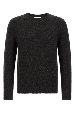 OLIVER LATTUGHI Brushed Alpaca Sweater - Gray