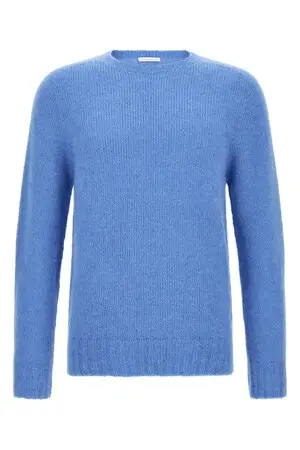 OLIVER LATTUGHI Brushed Alpaca Sweater - Light Blue