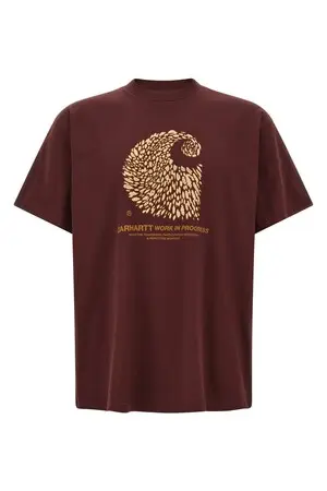 Carhartt Work In Progress Entrance' T-shirt - Bordeaux