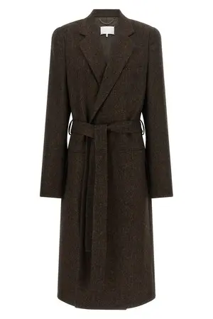 MAISON MARGIELA Four Stitches' Coat - Brown