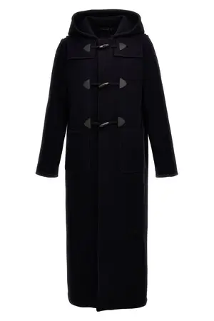 Prada Long Wool Montgomery Coat