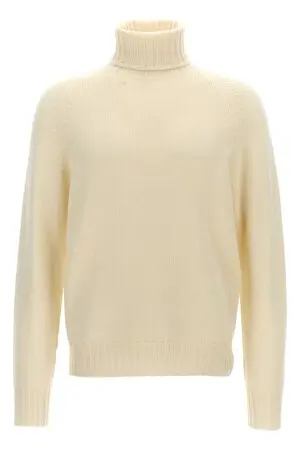MA'RY'YA High Neck Sweater - White