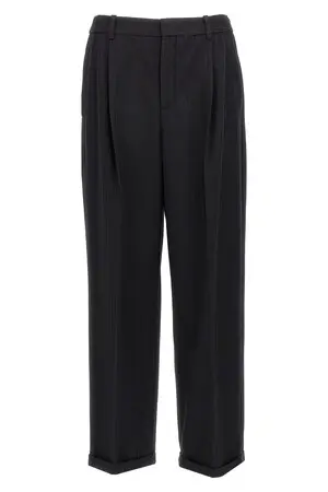Saint Laurent 90's Wool And Cashmere Trousers