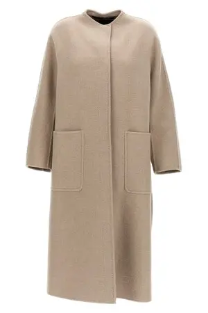 Max Mara Gioiosa Double Cashmere Coat - Beige