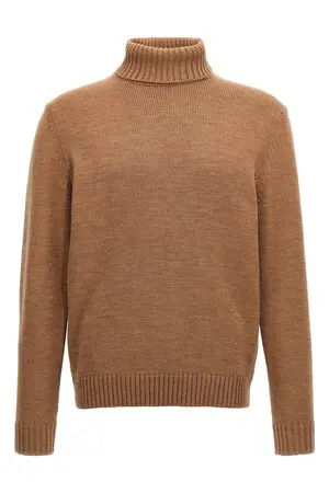 ZANONE Turtle-neck Sweater - Brown