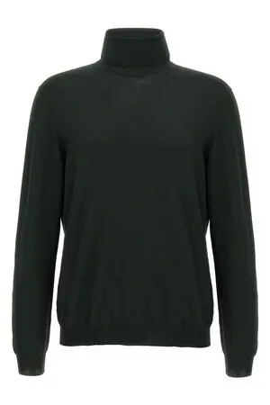ZANONE Wool Turtleneck Sweater - Green