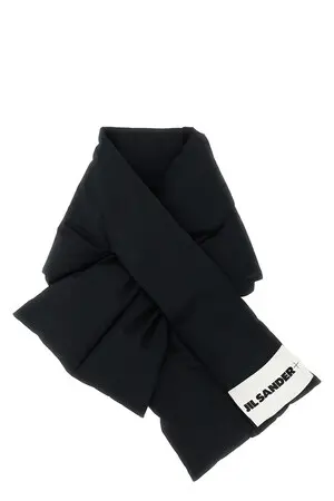 JIL SANDER Down Scarf 01' Scarf - Black