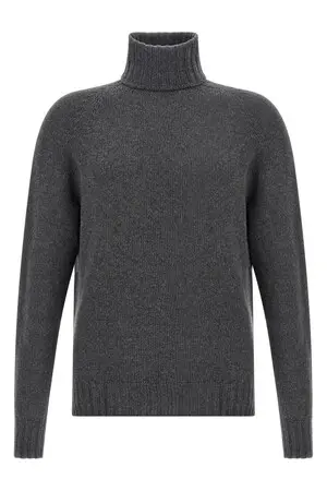 MA'RY'YA High Neck Sweater - Gray