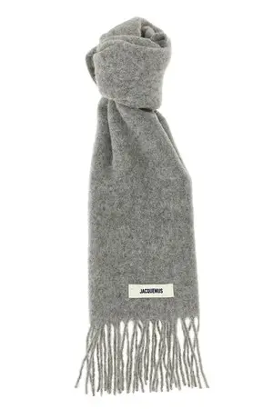 Jacquemus L'echarpe Carro' Scarf - Gray