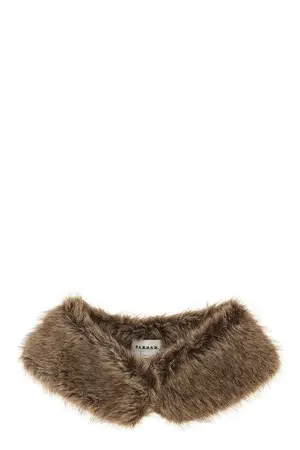 P.a.r.o.s.h Faux Fur Collar - Brown
