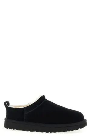 UGG Classic Micro Suede Slip-on Boots - Black