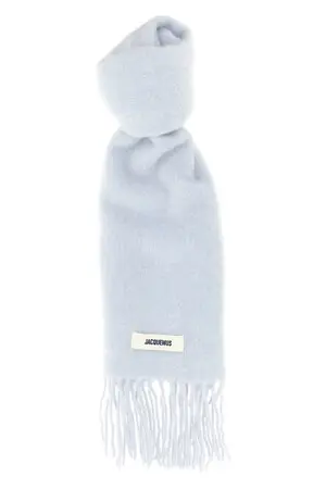 Jacquemus L'echarpe Carro' Scarf - Light Blue